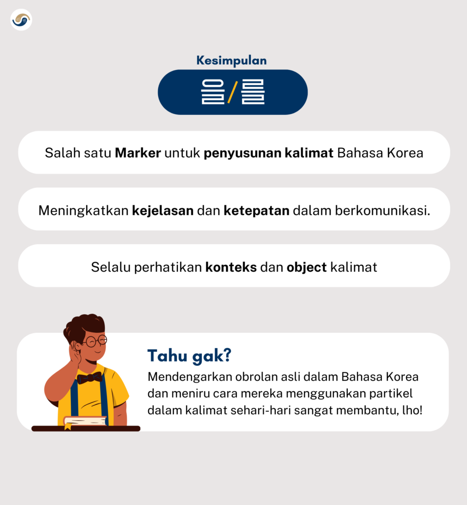 15. Objek Marker (Particle) 을/를 – Lee Ssaem’s Academy